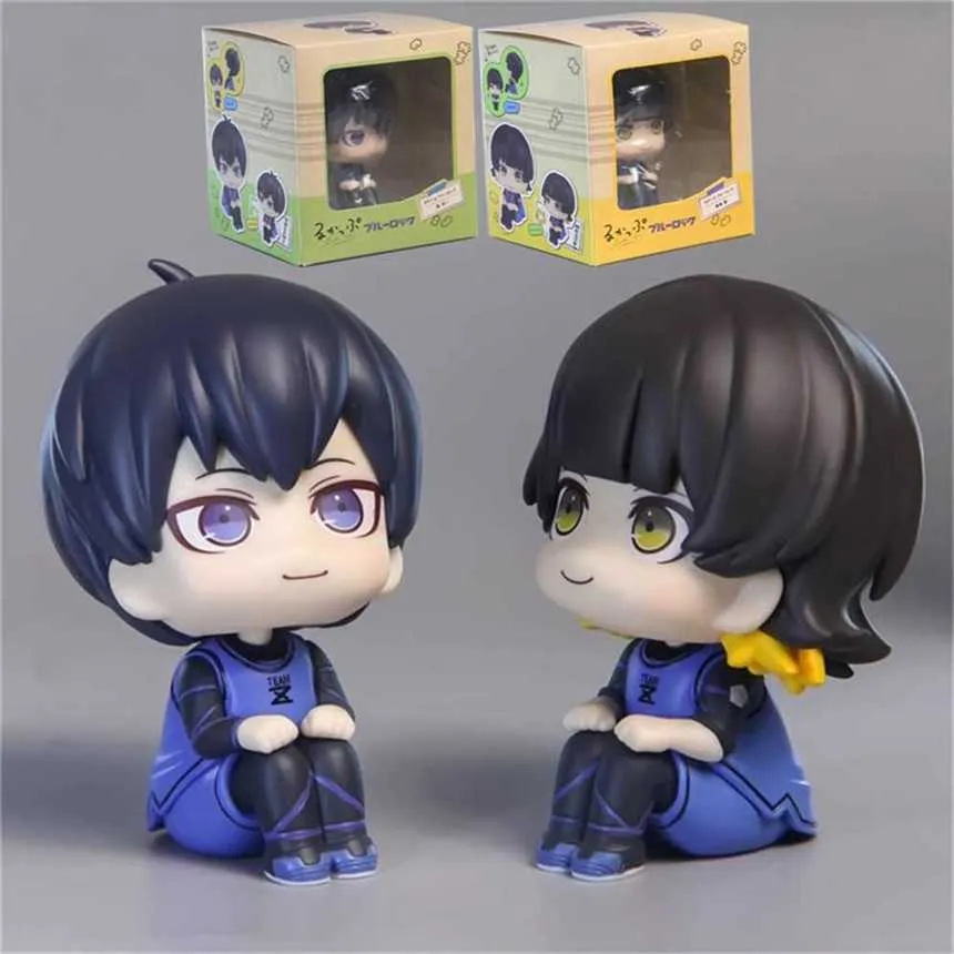Isagi Yoichi Bachira Meguru Q Version PVC Collectible It Figures Blue ...