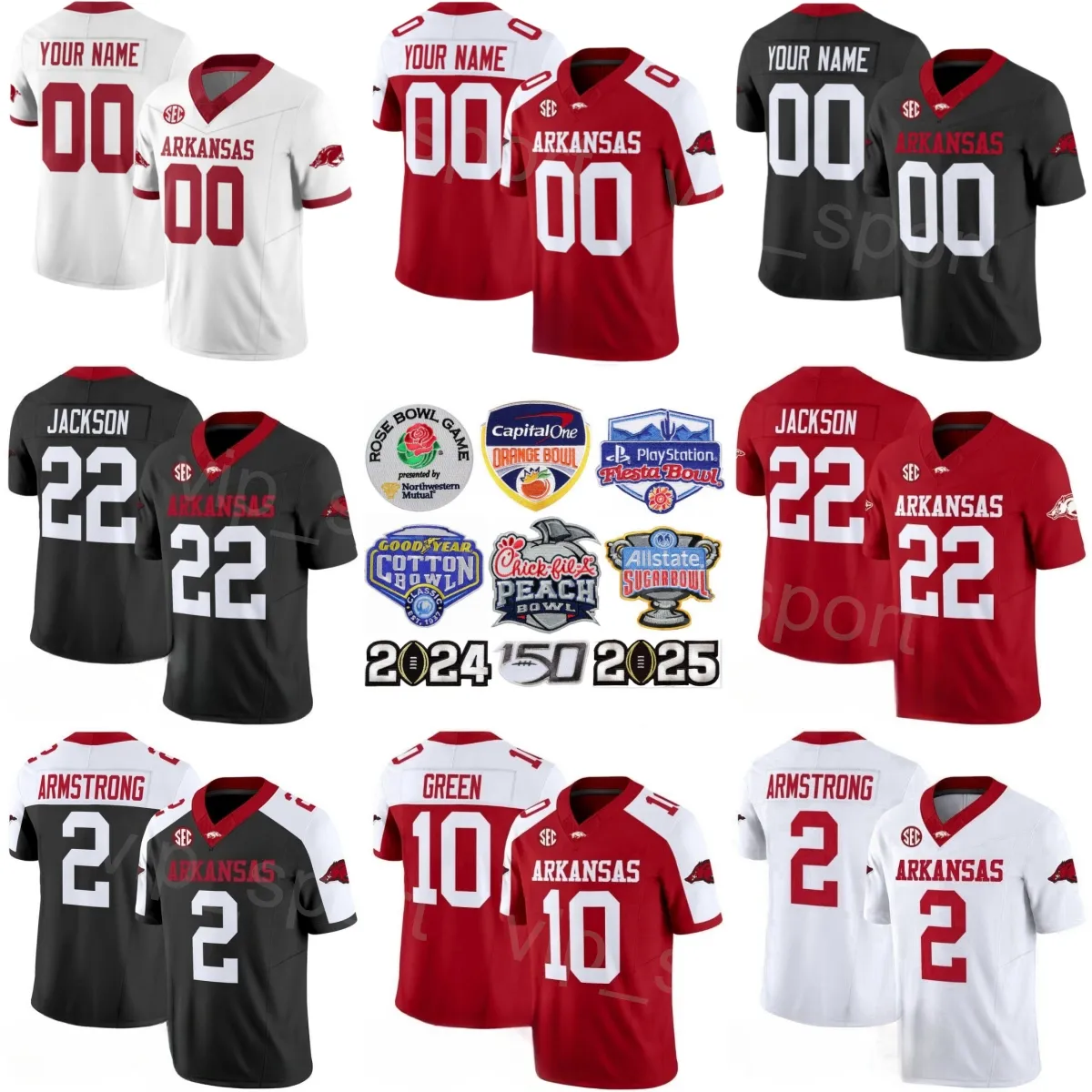 College Football Jerseys 2025: Andrew Armstrong #2, Isaac TeSlaa #4 ...
