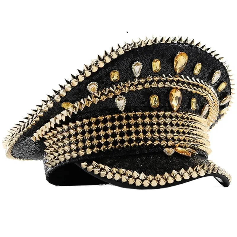 Sparkling Sequin Captain Hat - Premium Quality, Perfect for Parties ...