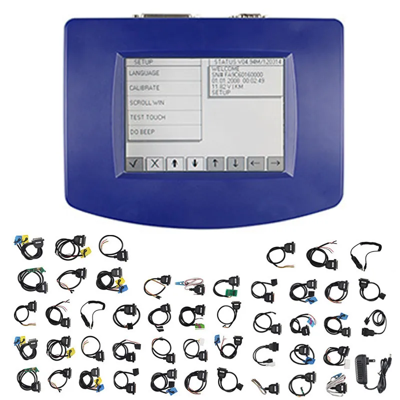Full Set Vehicle Diagnostic Tester Tools EU/US Plug V4.94 Programmer ...