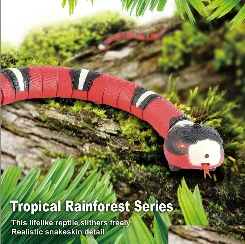 Smart Sensing Lripl Tv Remote Snake Toy With USB Charging Fun Remote ...