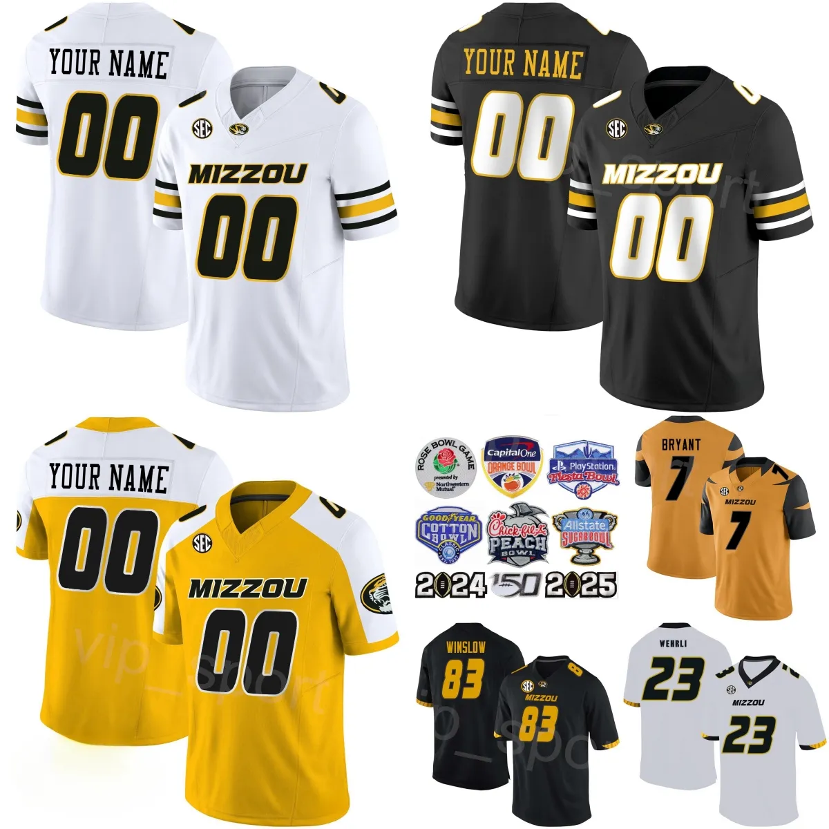 2025 University American Football Uniform Roger Wehrli #23, Kelly ...