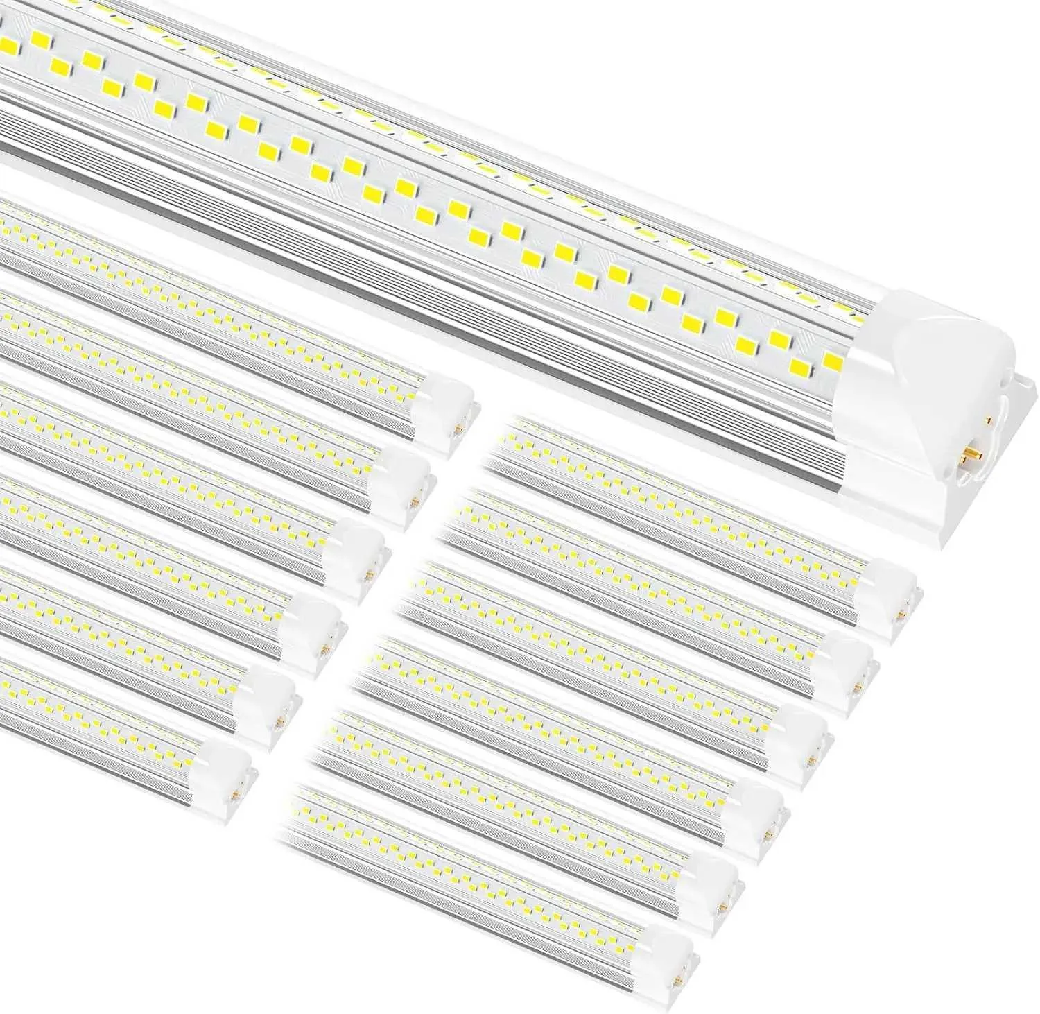 8 Foot LED Bulbs 8 Foot Connectable LED Shop Light 6000K, 8ft LED Light ...