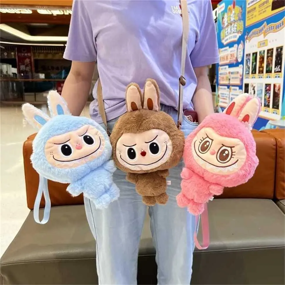 Labubu Shouder Plush Doll Cinnamoroll Backpack Cute Cartoon Design For ...