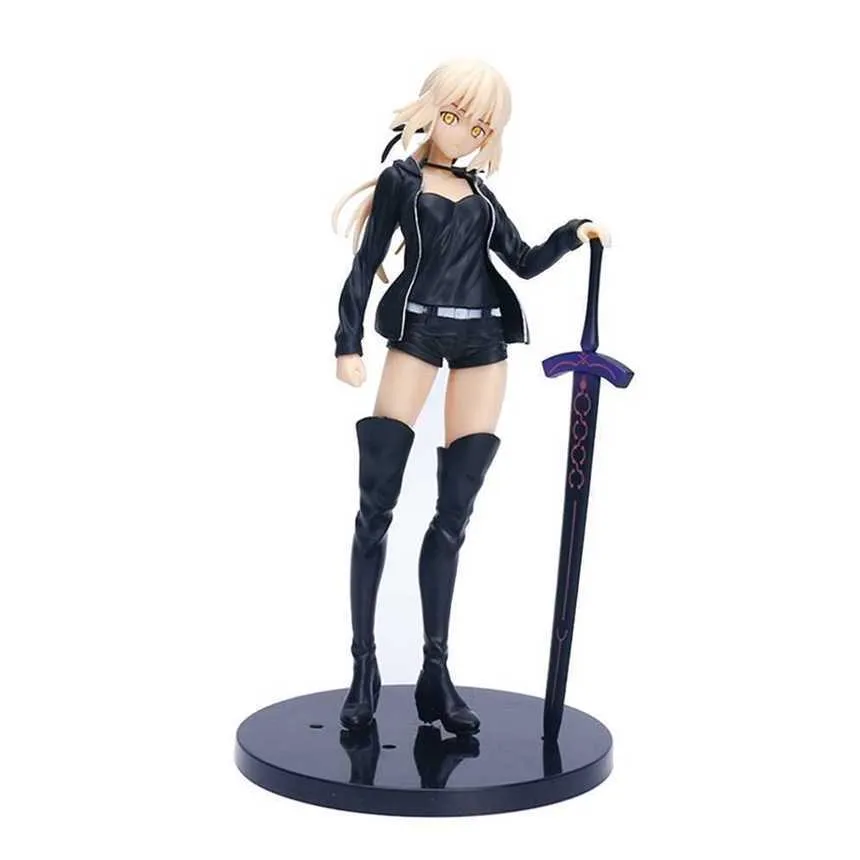 24CM FATE STAY NIGHT FGO Altria Pendragon Game Figure Of Eight Standing ...