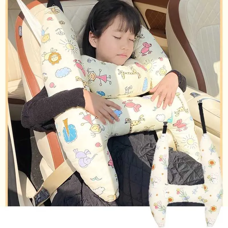 Child Safety Seat Born Neck Low With H Shape Travel Cushion And Cute ...