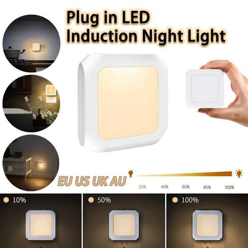 Energy Saving Mini LED Motion Sensor Night Light For Kitchen, Living ...