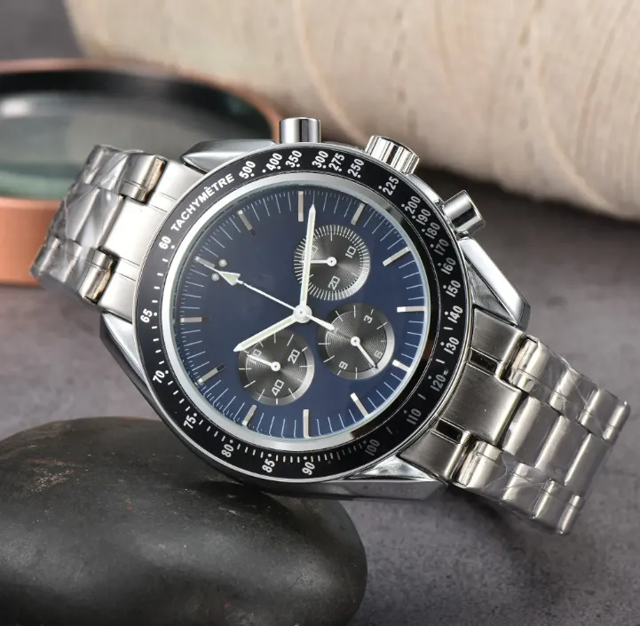 Speed Master Luxury Men's Quartz Chronograph Wrist Watch With Six ...