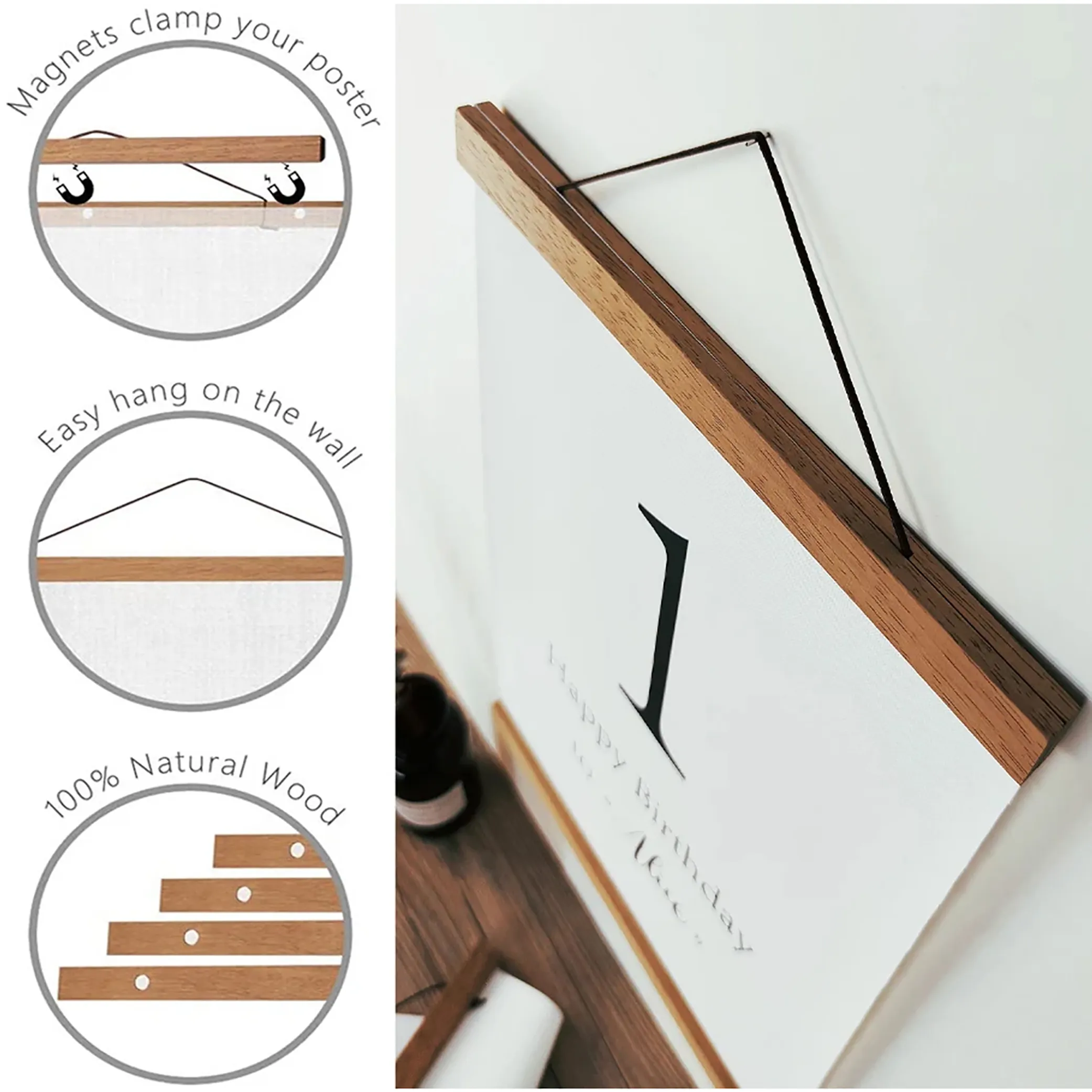 Creative Magnetic Frame Photo Frame Easy To Replace Photos Adding A ...