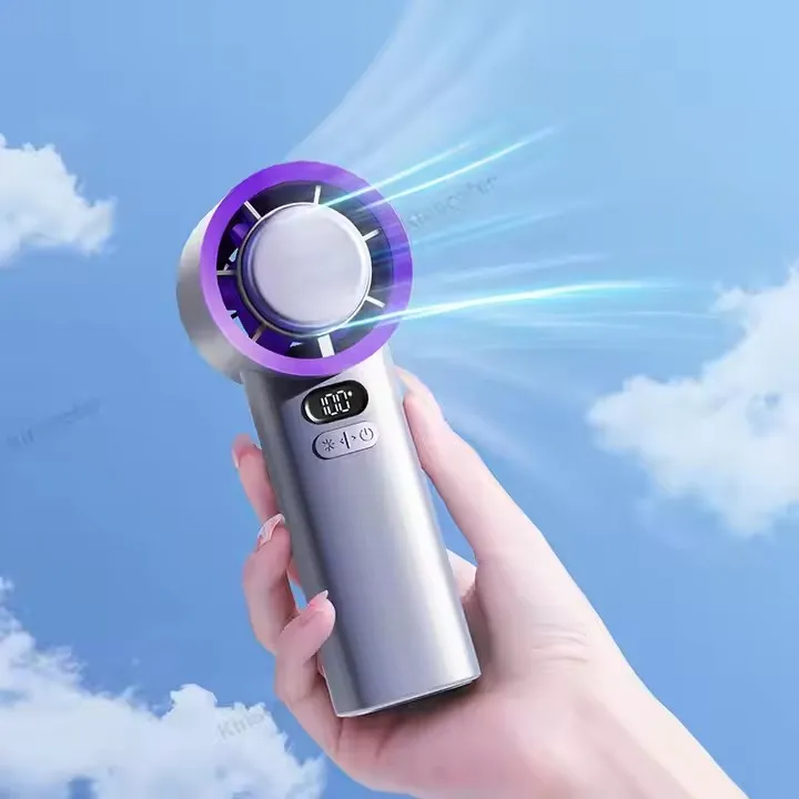 Wholesale Outdoor 3600mAh Handheld Charger Fan Portable Electric Fan ...