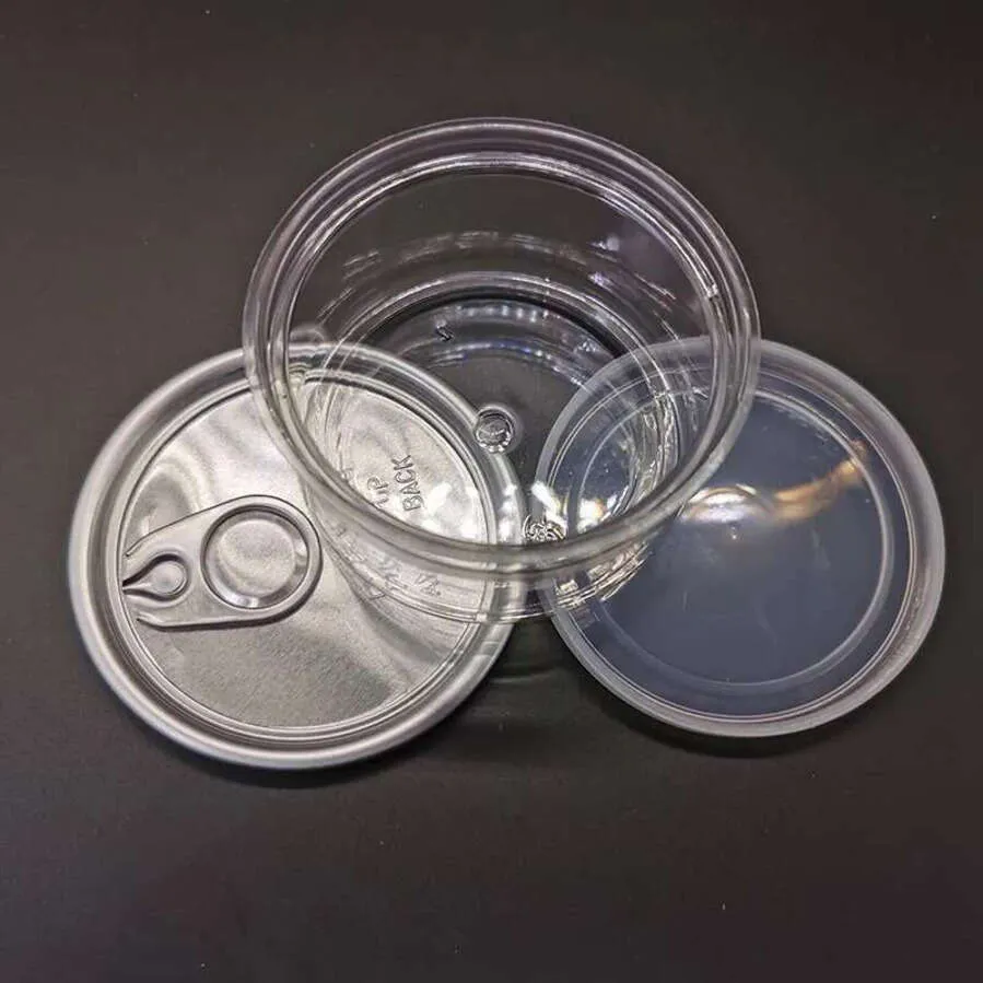 Customizable OEM Plastic Tin Containers With Sleek Aluminum Packing ...