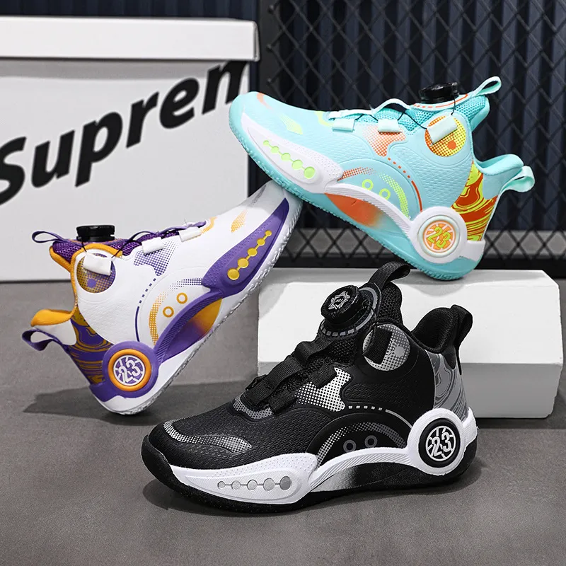 2025 Boys Kids Boys Basketball Shoes Non Slip Sports Shoes For Boys And ...