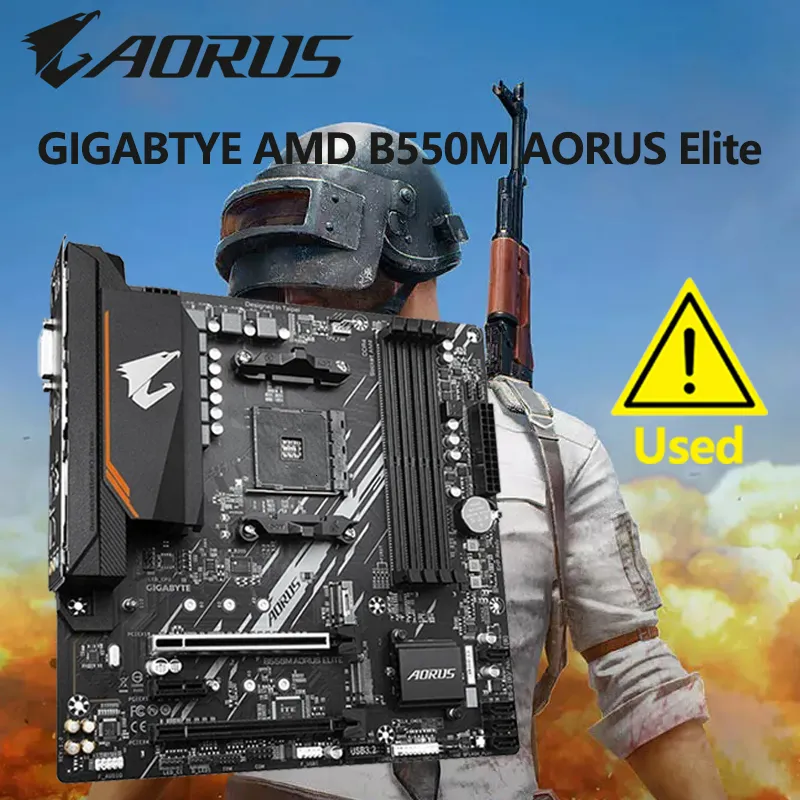 GIGABYTE B550M AORUS ELITE Gigabyte Aorus Motherboard AMD B55 Socket ...