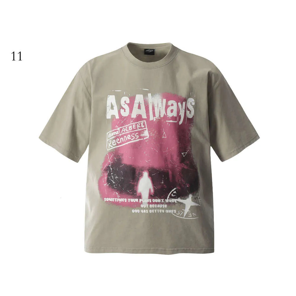 Wholesale High End Men's Loose Short Sleeved Streetwear T Shirts With ...