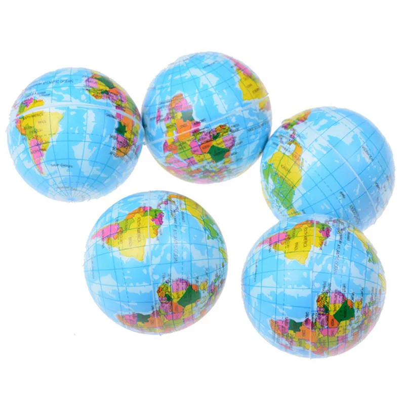 Wholesale World Map Soft Foam Earth Globe Hand Wrist Exercise Stress ...