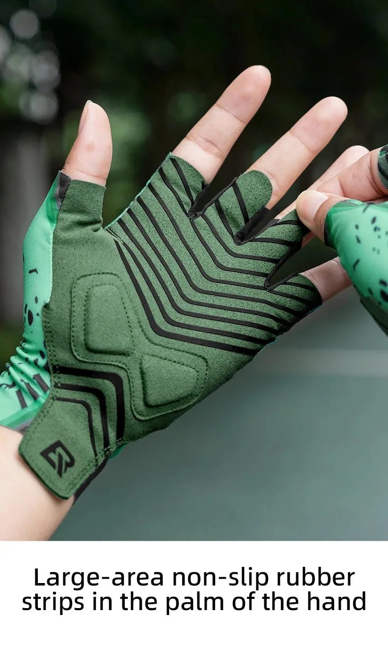 ROCKBROS Mens Bicycle Half Finger Gloves Breathable MTB Road Bike ...