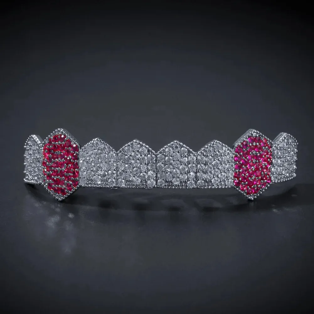 Rose Gold Tone Bling Caps Decorative Mouth Jewelry, Cosplay Costume ...