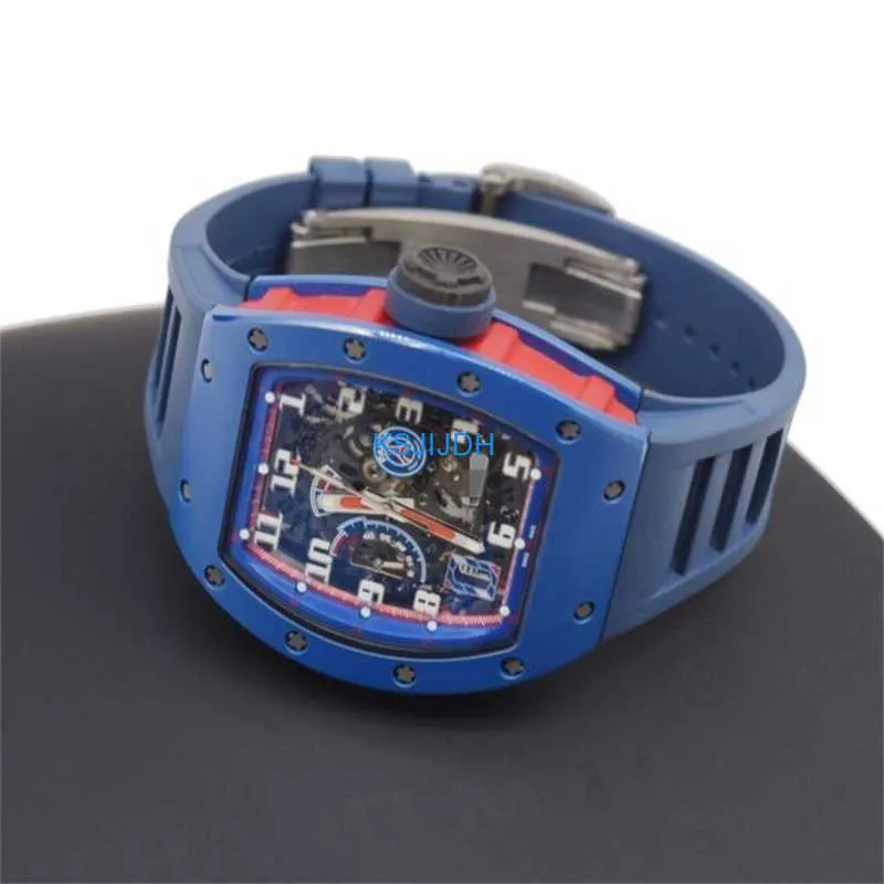 Luxury Blue Ceramic Skeleton Automatic Sports Watch Series 7 For Men ...