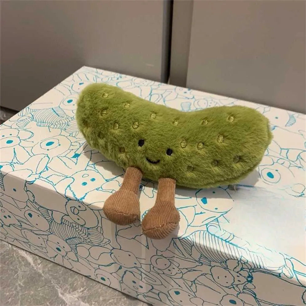 Cute Pickle Plush Dolls Soft Vegetable Stuffed Toys With Sour Cucumber ...