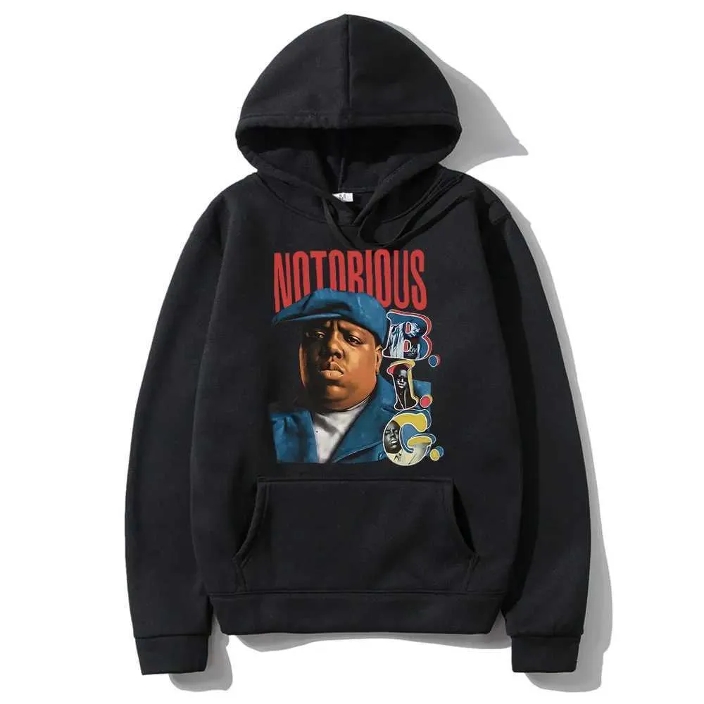 Rapper Graphic Hoodie Mens Autumn Winter Sweatshirt Biggie Smalls ...