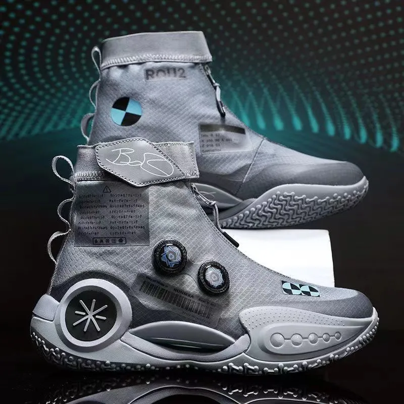 Bulk High Top Summer Knob High Top Basketball Sneakers With Air Cushion ...