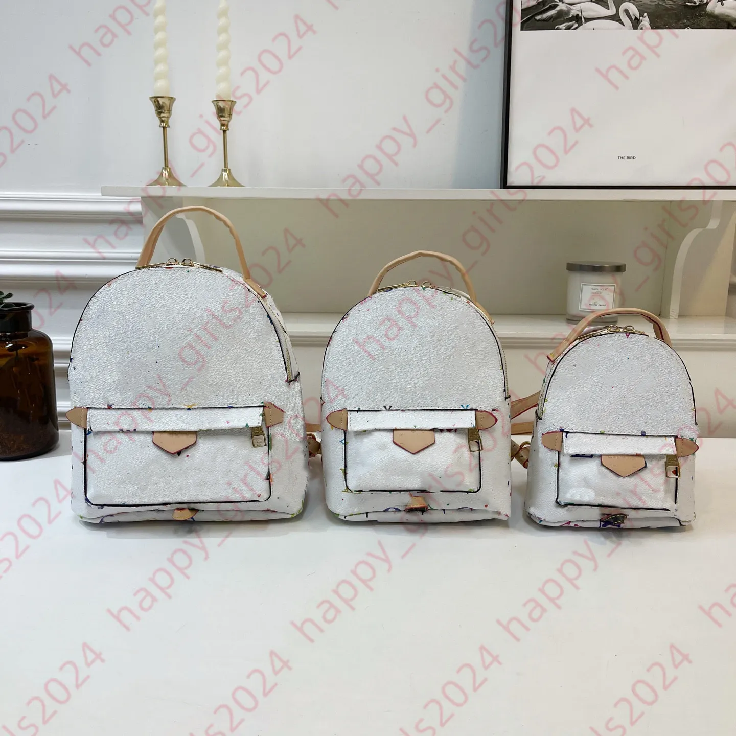 Designer Backpack Mini Luxury Duffle Backpack Bag Leather Travel School ...