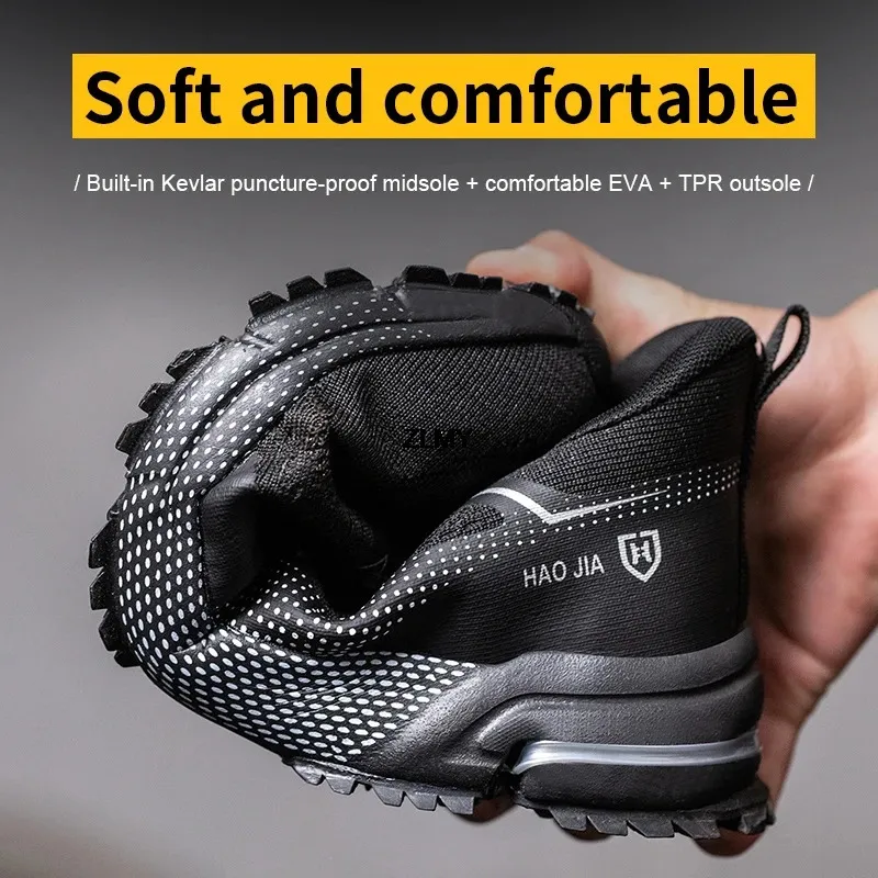 Fashion Safety Shoes: Men's Steel Toe Sneakers, Puncture-Proof ...