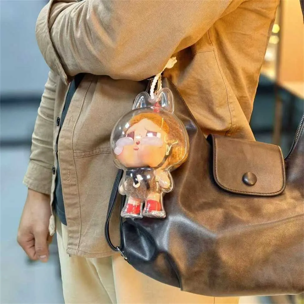 POPMART CRYBABY Series Crying Baby Vinyl Plush Face To Case Transparent ...