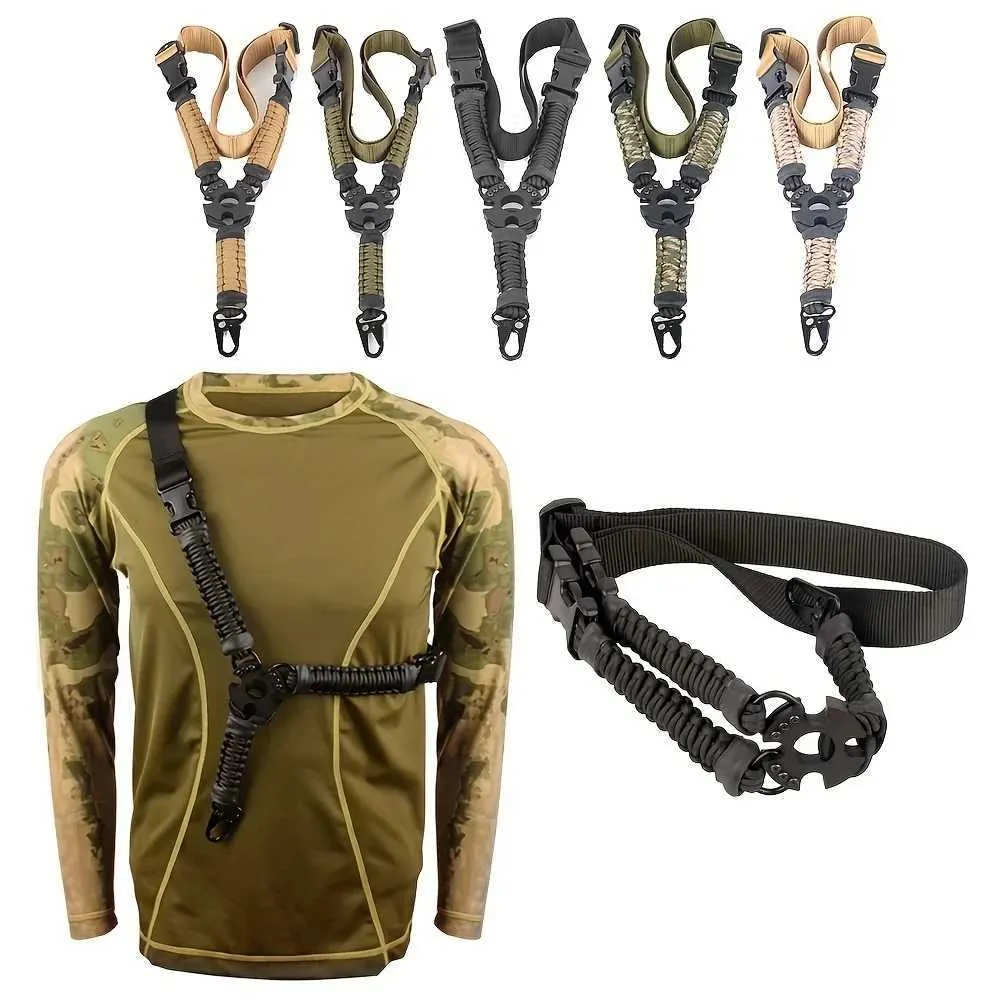 3 Point Bungee Jumping Tactical Gun Sling Air Gun Rifle Strap Military ...