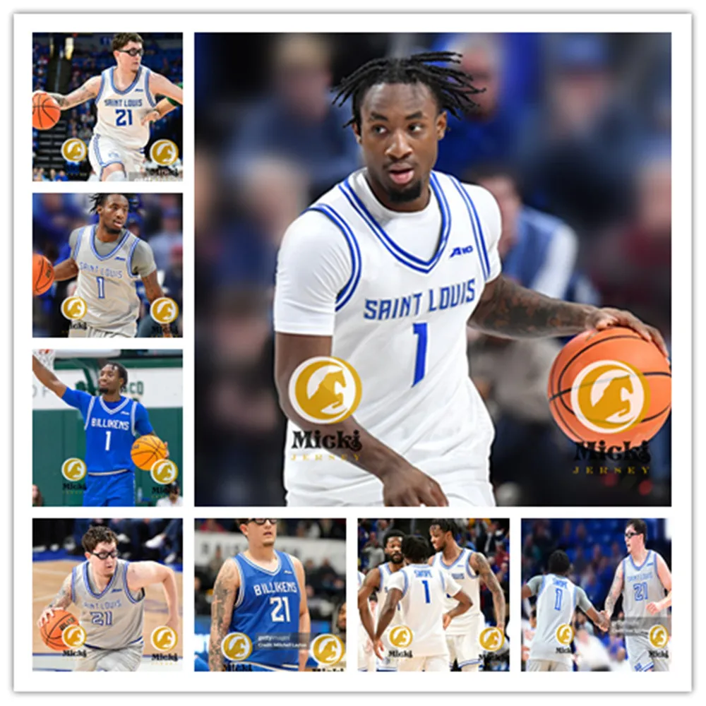 Isaiah Swope SLU Billikens Basketball Jersey Custom... From ...