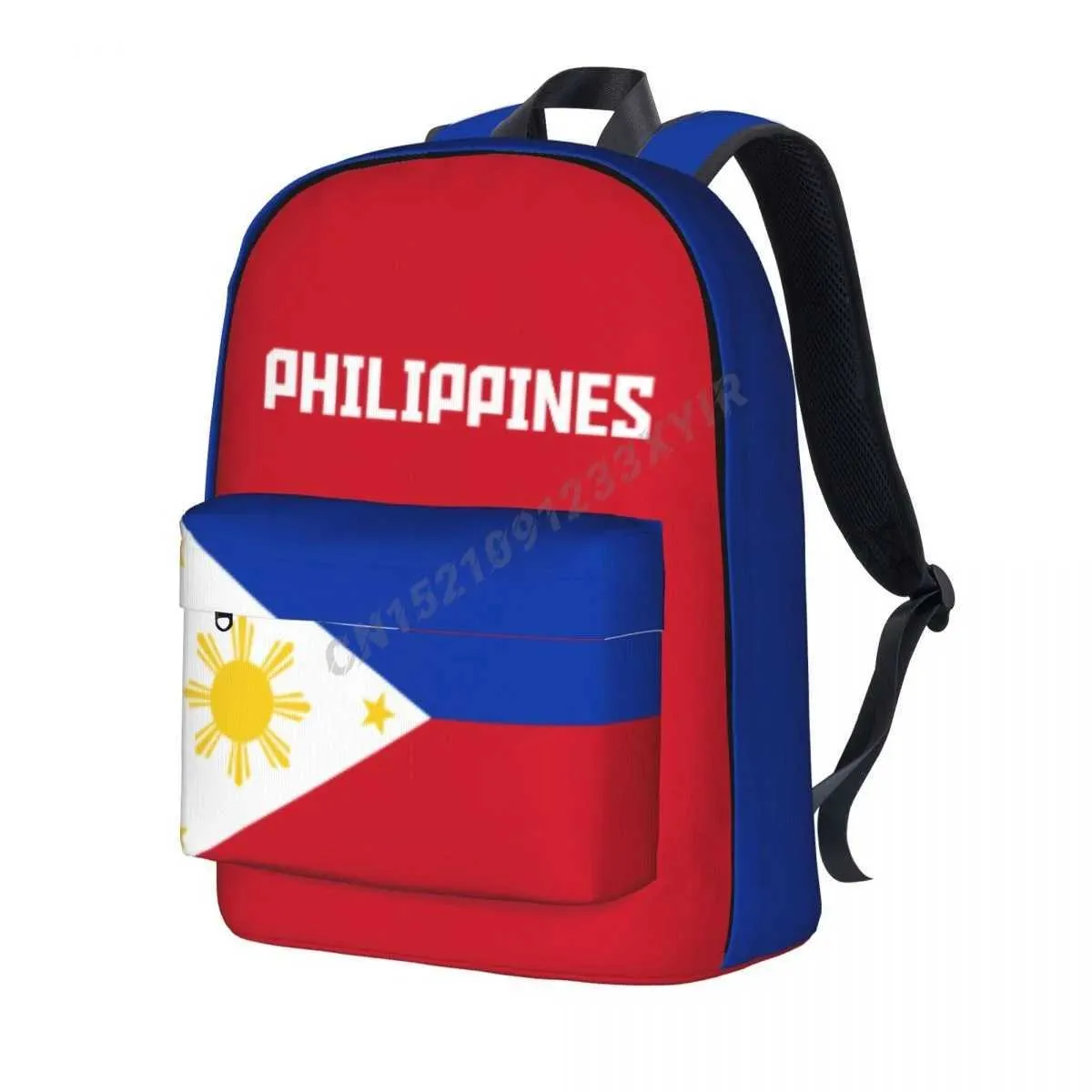 Z250224 Unisex Backpack Philippine Flag Design Laptop Travel Bag ...