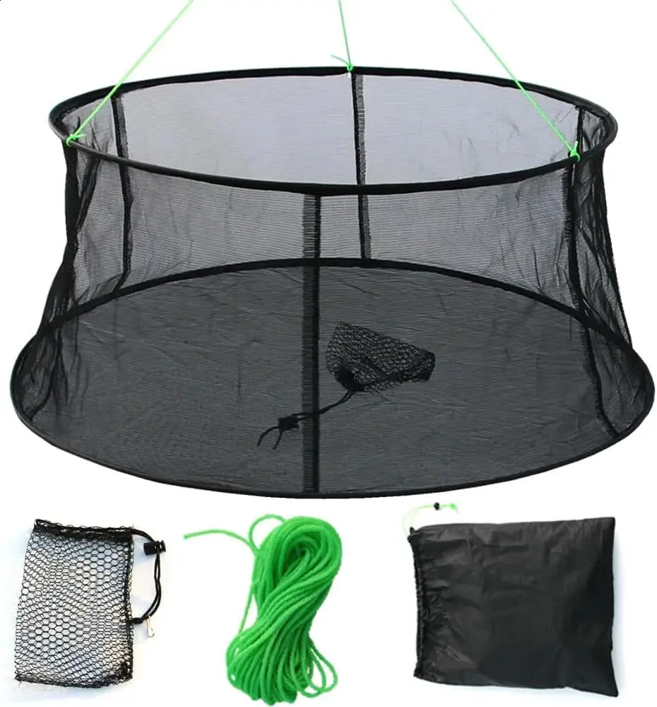 Foldable Carp Landing Net Trap For Bait, Minnow, Shrimp, Crayfish ...