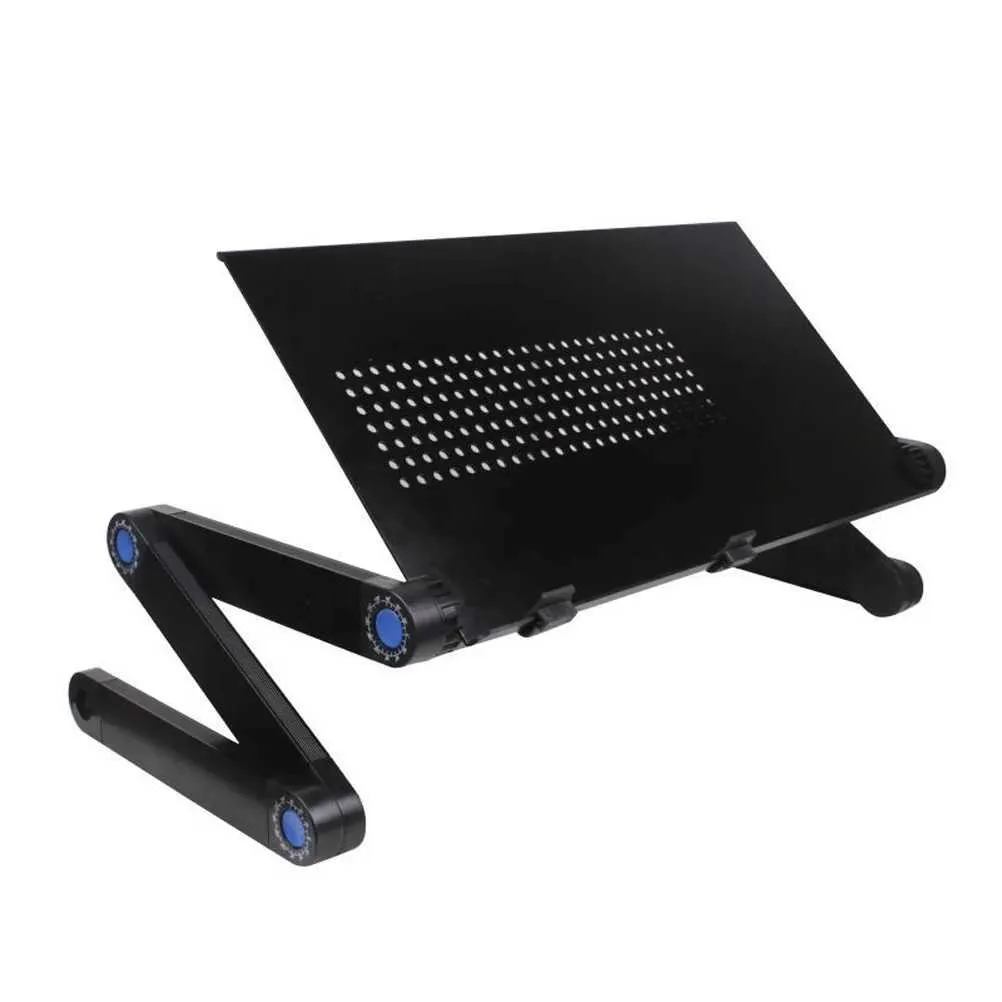 Folding Laptop Desk Stand | Portable Standing Table For Bed, Aluminum ...