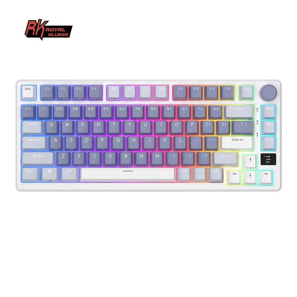 75% Layout Compact Mechanical Keyboard Multi Connectivity, Hot ...