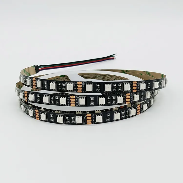 Custom Led Strip Light Black PCB RGB 10mm SMD 5050... From Magicled, $1 ...