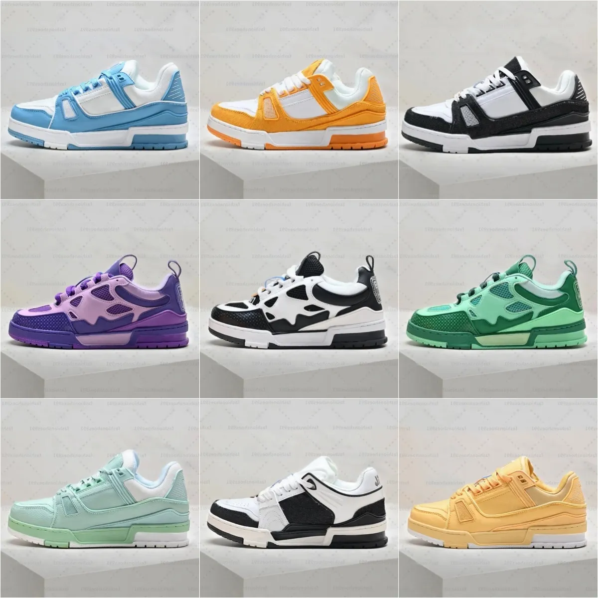 Bulk Minimalist Leather Sneakers For Women, Handmade Casual Platform ...