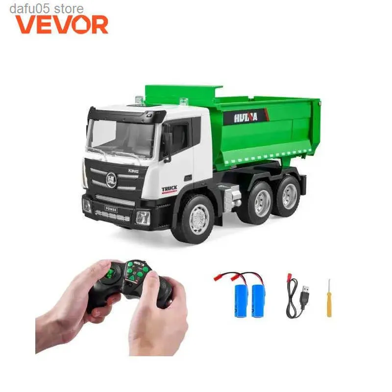 VEVOR 9 Channel RC Remote Control Tipper Truck Bulldozer Engineering ...