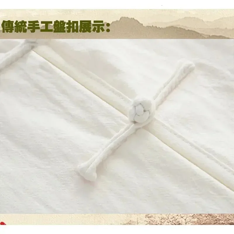 Summer Loose Breathable Tang Style Vest Chinese Style Shorts Set Cotton ...