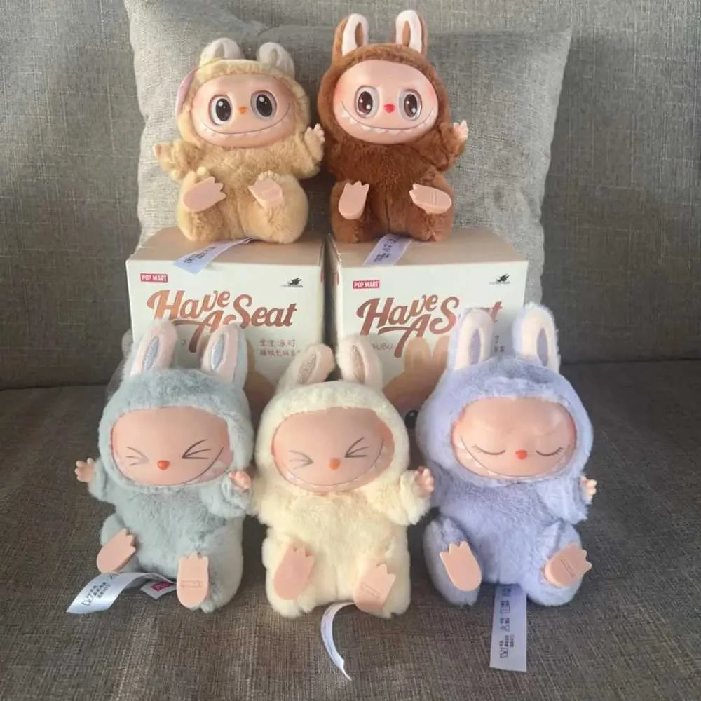 Popmart Labubu 2nd Gen Monsters Sit And Par Vinyl Hey Dolls Blind Box ...