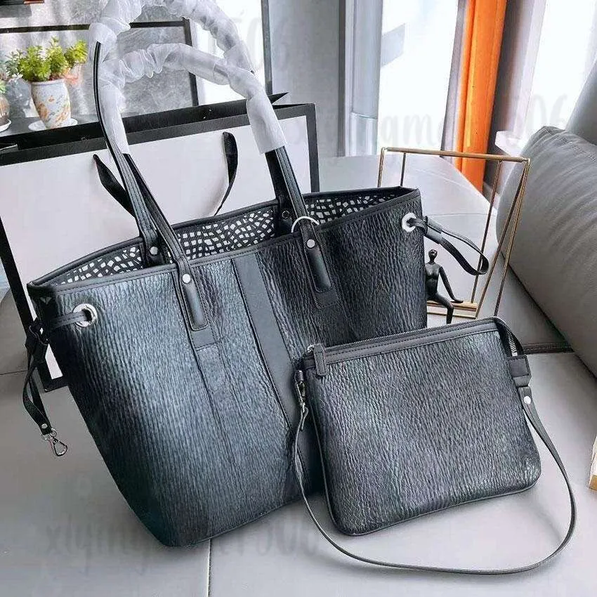 MC Handbags Large Tote Bag Women's Designer Shoulder Bag With Genuine ...