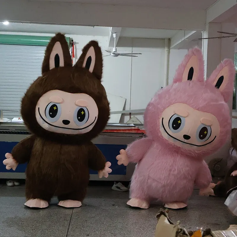 Inflatable Labubu Mascot Costume - Adult Halloween & Christmas Anime ...