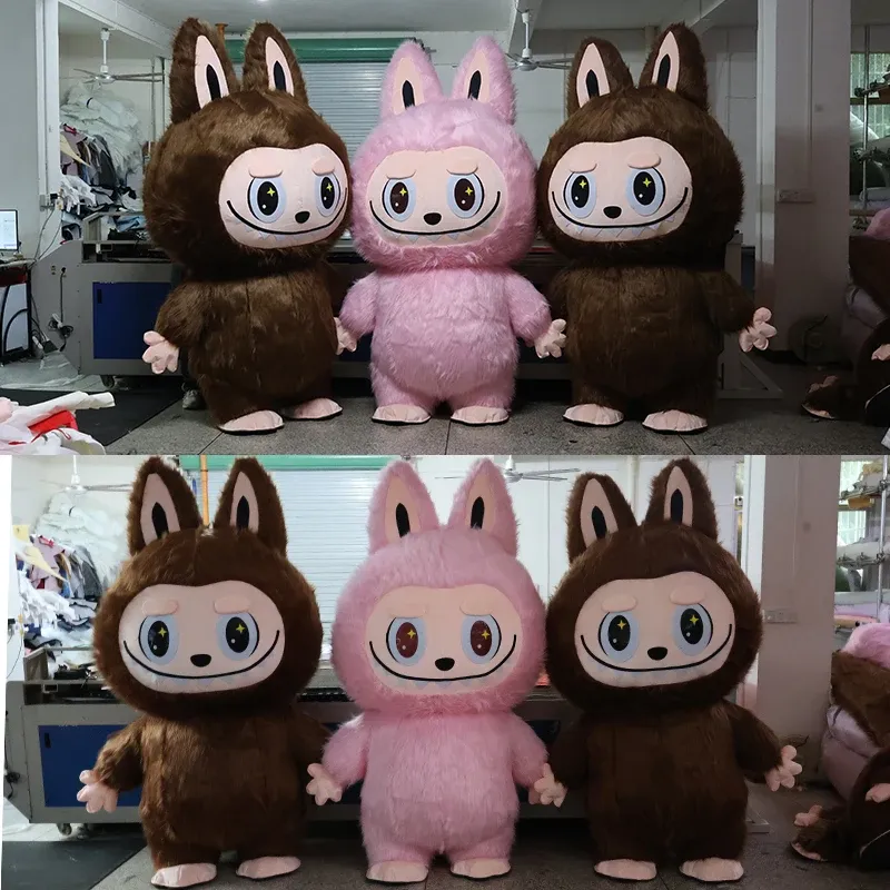 Inflatable Labubu Mascot Costume - Adult Halloween & Christmas Anime ...