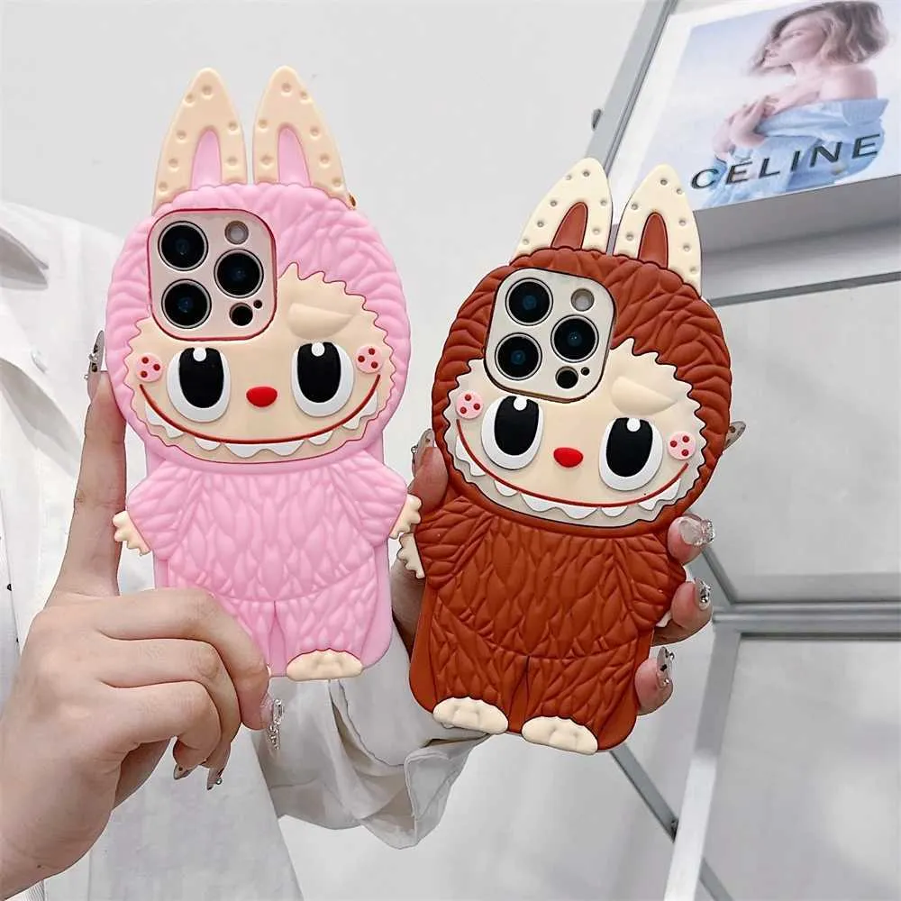 3D Cartoon Labubu Rabbit Soft Silicone Phone Case For... From Beauty_of ...