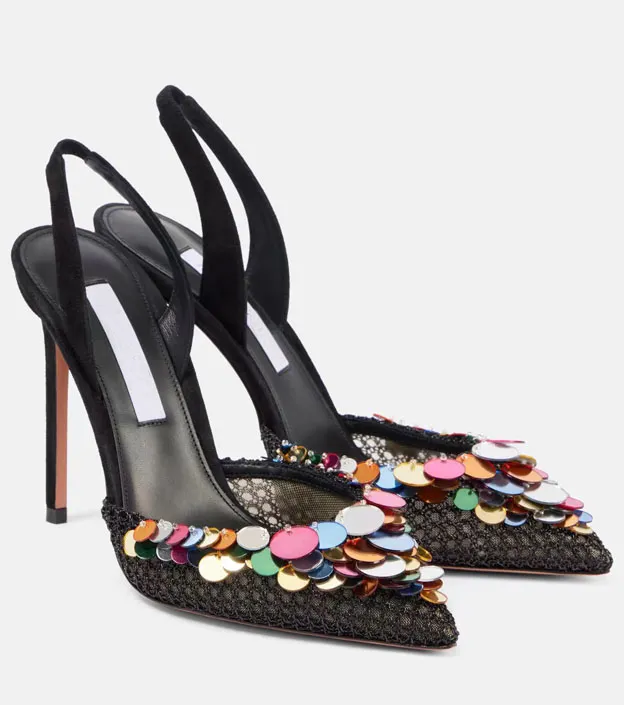 Bulk Embassy Slanted Back High Heels Womens Leather Formal Office Shoes ...