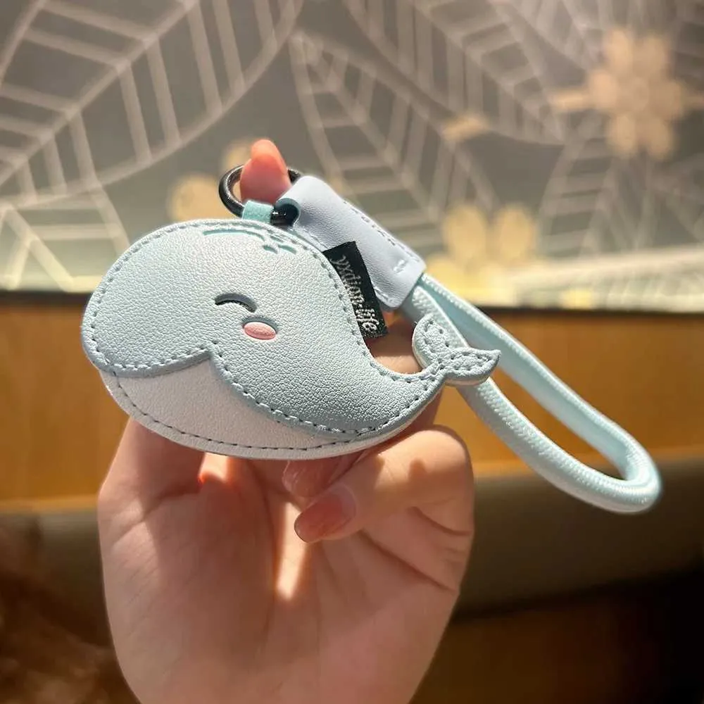 Animal Plush Keychain: Leather Whale Couple Keychain, Backpack ...