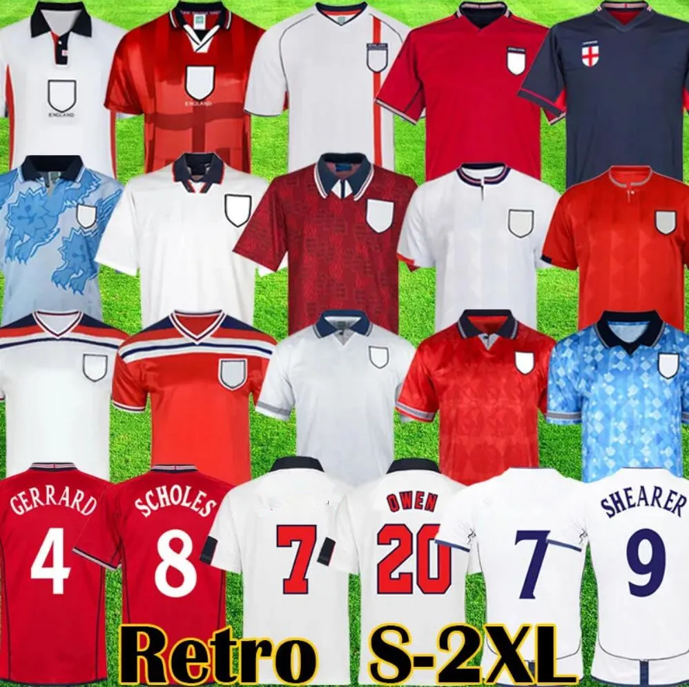 EnglandS Retro Soccer Jerseys Classic Football Shirts Featuring Kane ...