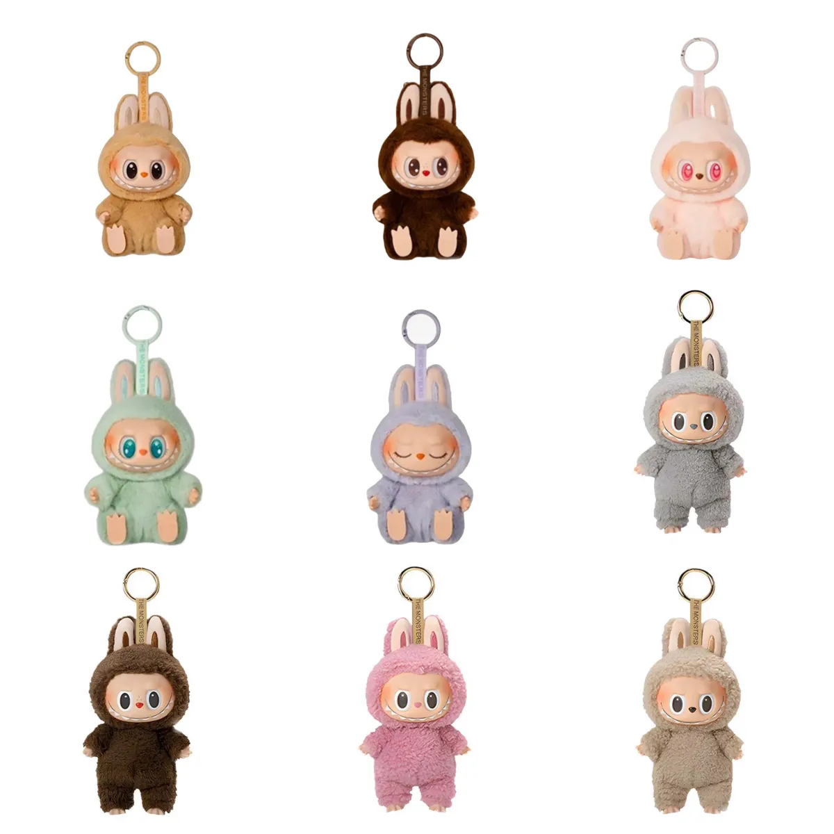 Cute Cartoon Keychain: Blind Box Style Labubu Figure Keyring ...