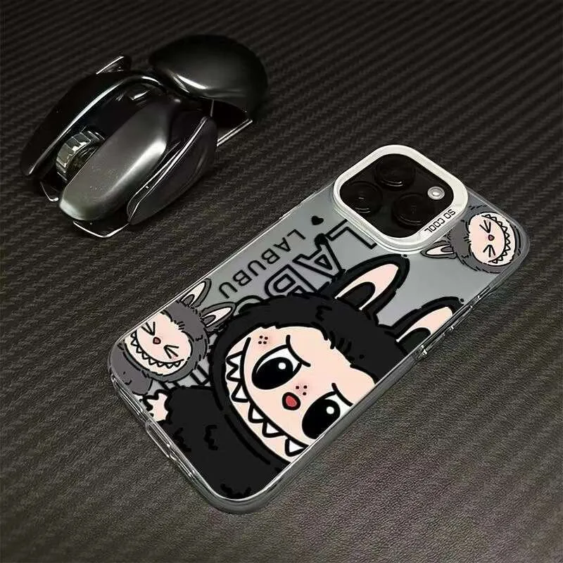 Personalized Black Labubu Pitaka Phone Case For IPhone 16/15 Plus ...