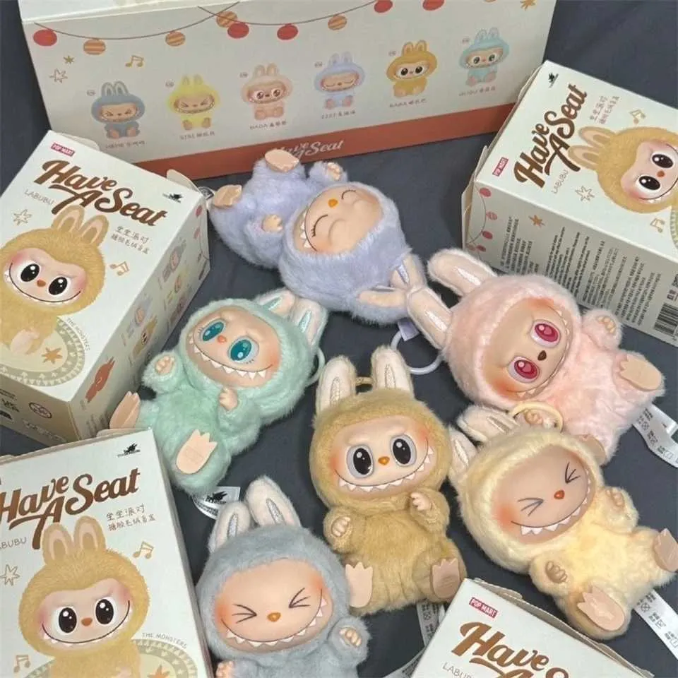 Labubu Have A Seat PVC Pendant Doll Model 25 In Stock Monster Kawaii ...