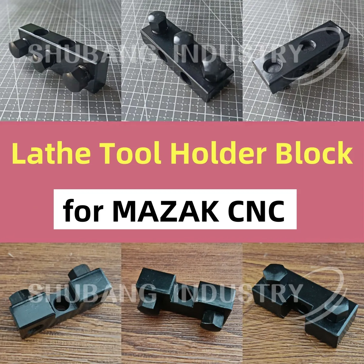 Lathe Tool Holder Block For MAZAK CNC Lathe Turret Pad Wedge Press ...